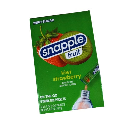 Snapple Kiwi Strawberry 6ct powdered drink – Two of All Bosses