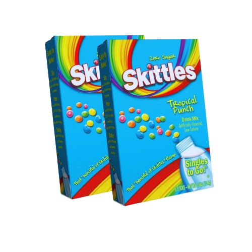 Skittles Tropical Punch 6ct powdered drink – Two of All Bosses