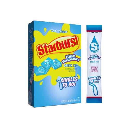 Starburst Blue raspberry 6ct powdered drink – Two of All Bosses