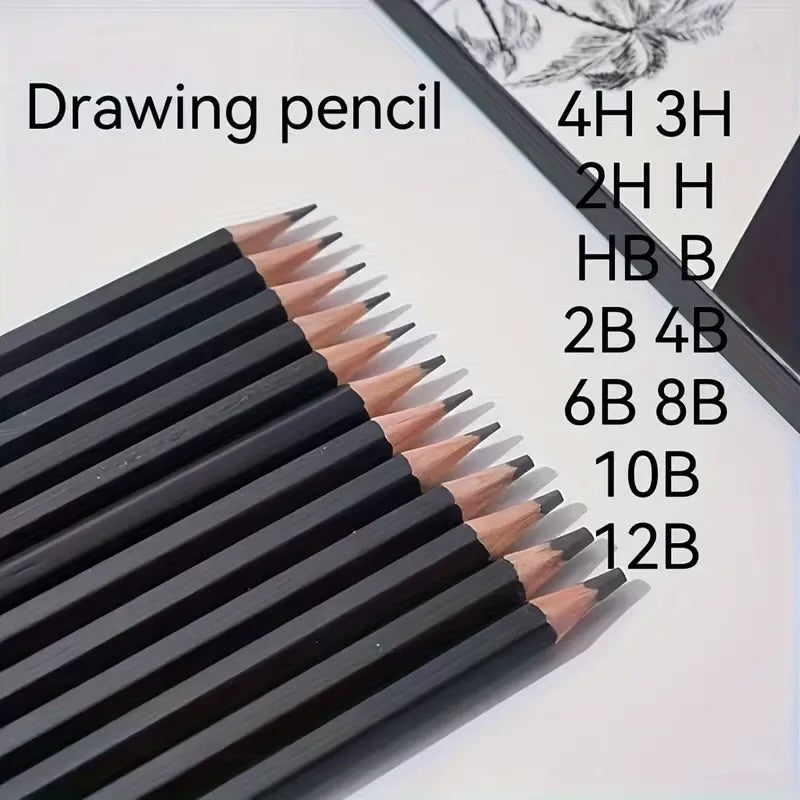 Sketch Drawing Graphite Pencils (12 Pcs) – Two of All Bosses