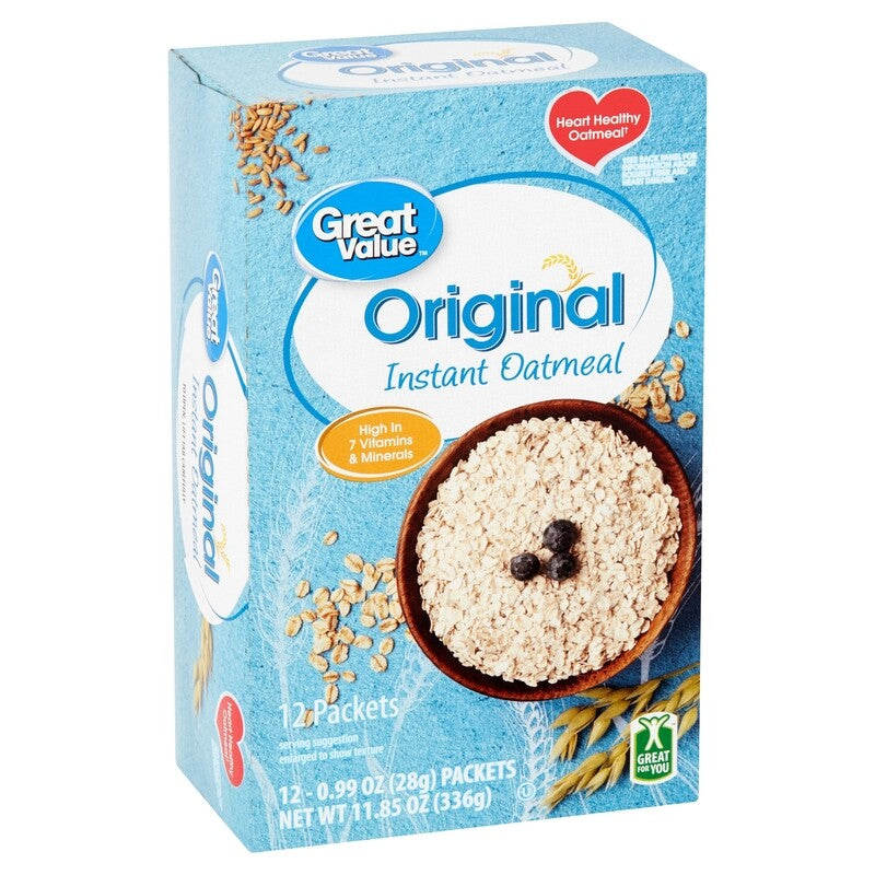 Great Value Original Oatmeal 10ct./11.85oz – Two of All Bosses