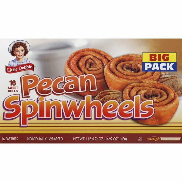 Little Debbie's Pecan Spin Wheels (Big Pack) 16ct/16.92oz – Two of All ...